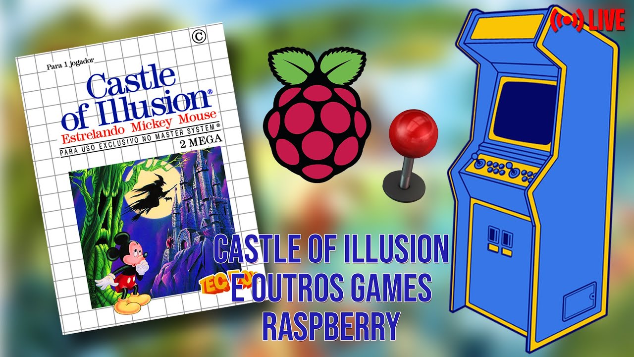 Live | Castle of Illusion e outros games no Raspberry - YouTube