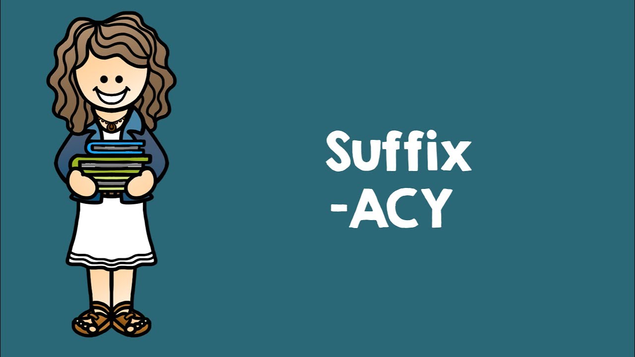 Suffix acy - YouTube