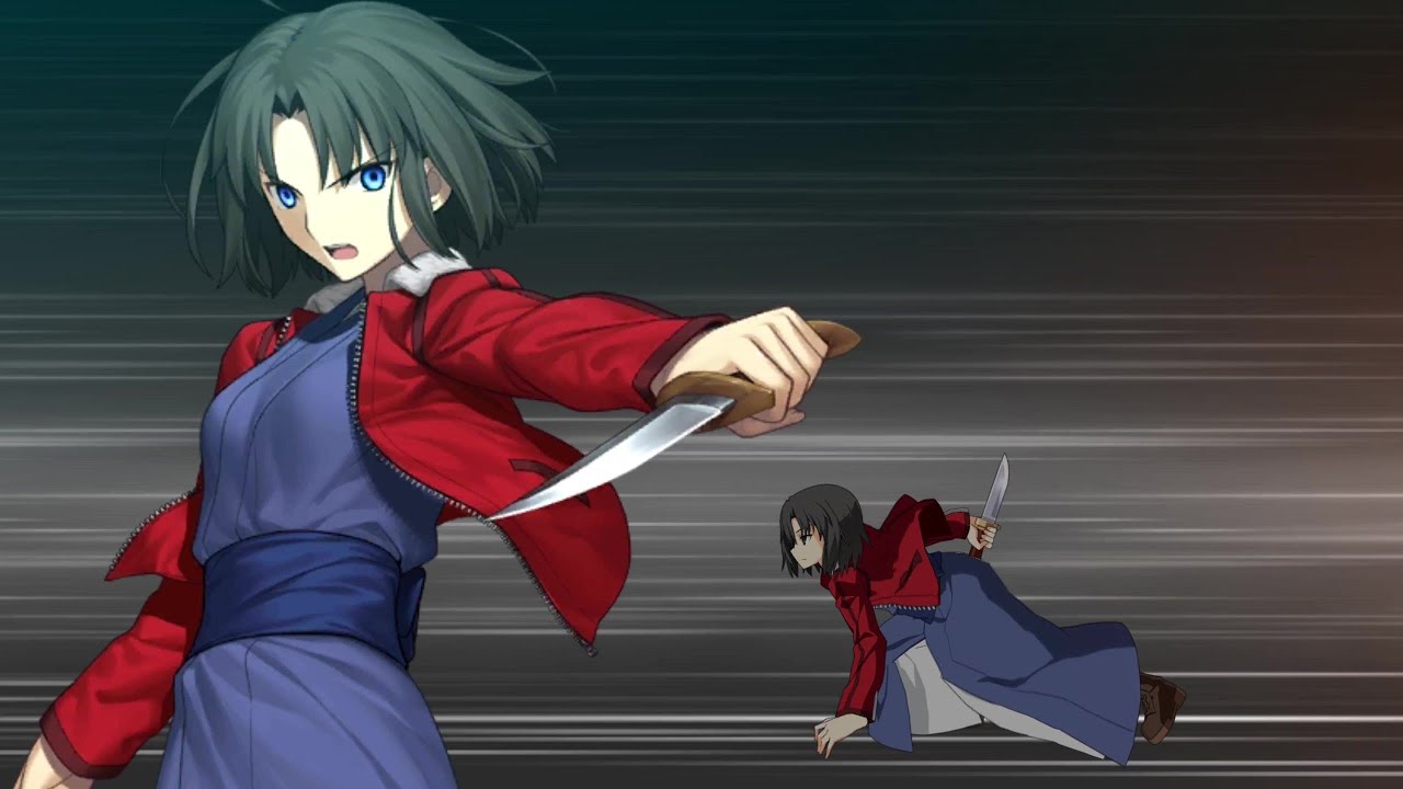 FGO[JP] - Ryougi Shiki (Assassin) [All Ascensions] All NP Voice lines ...