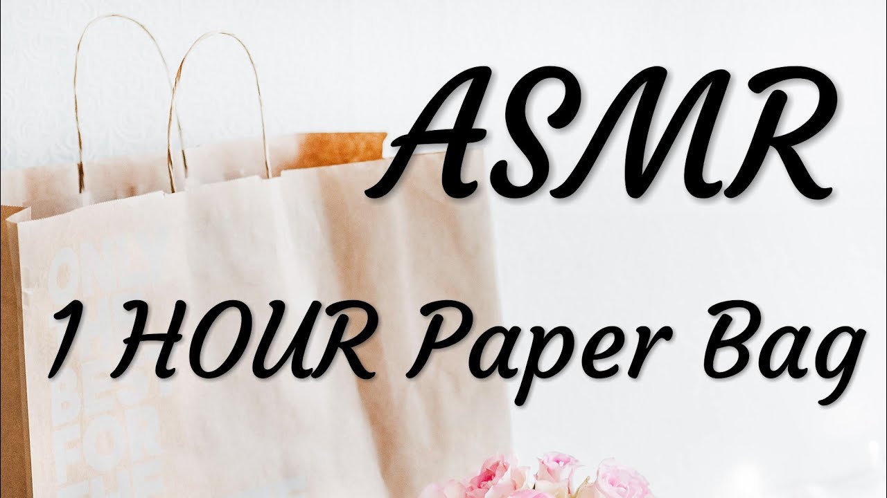 ASMR|No Talking•1 Hour Paper Bag | White Noise for Relaxing，Sleeping ...