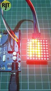 led matrix scrolling display |max 7219 8x8 led dot matrix display module for arduino|youtube ...