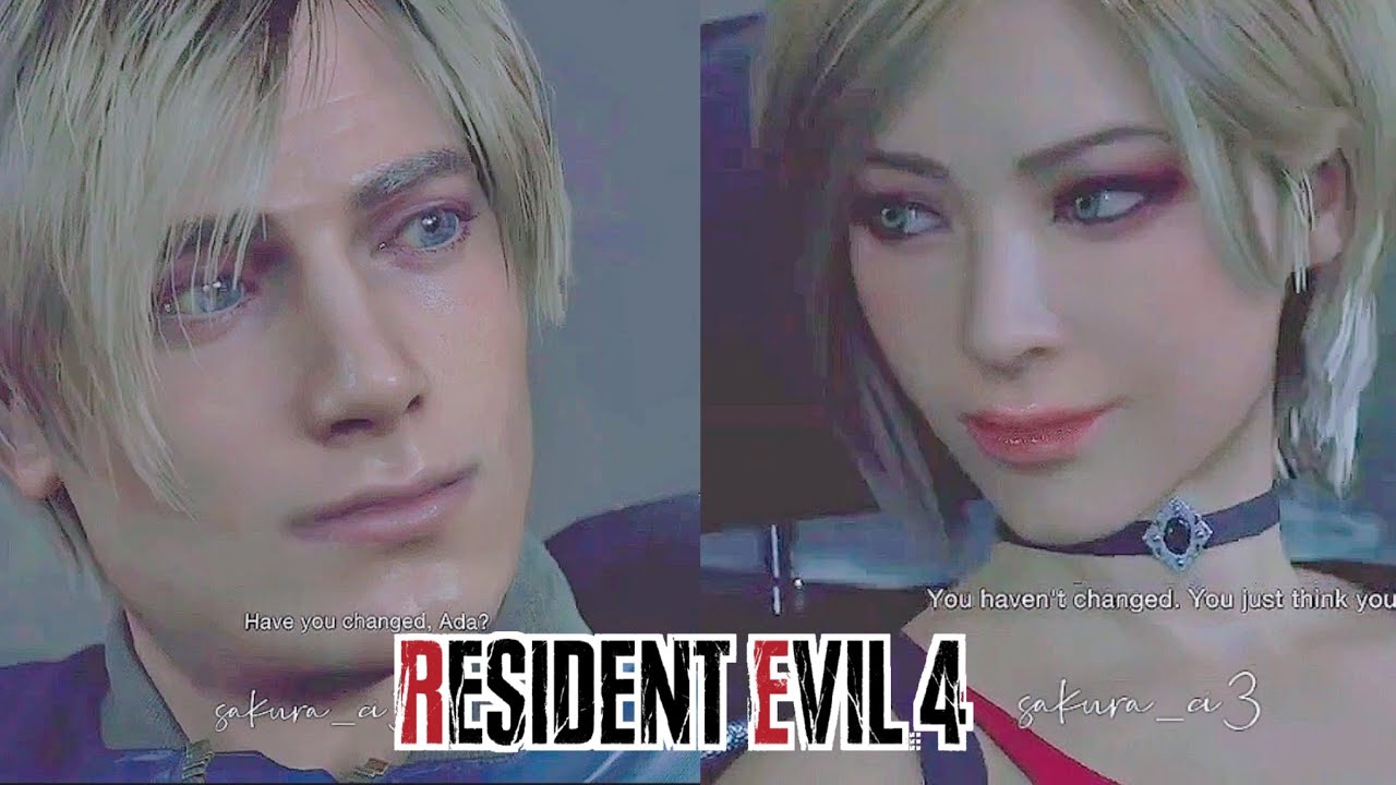 Resident Evil 4 Remake Ada Blue Eyes Boat Cutscene 🩵 - YouTube