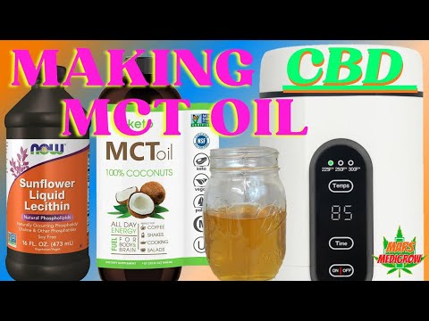 Homemade CBD MCT Oil Tincture made with the 🌿 Herboven Decarboxylator + Double Strength Recipe