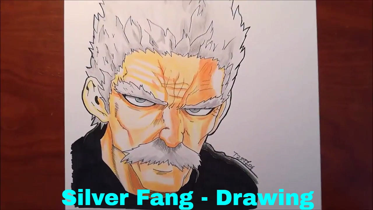 Silver Fang (Bang)-Drawing |One Punch Man| Speedart - YouTube