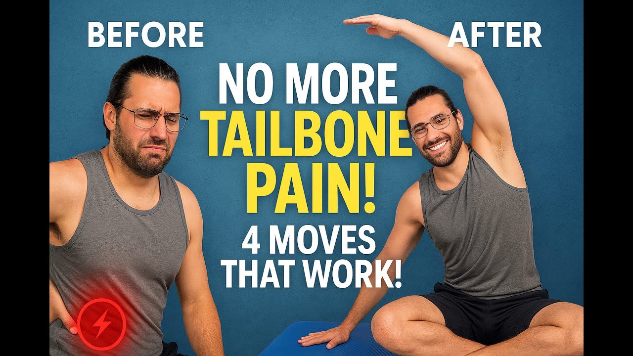 Get Rid of Tailbone Pain FAST! 🔥 4 Easy Exercises for Instant Relief ...