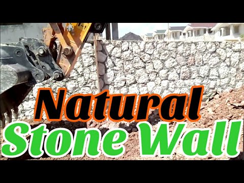 How to Build Natural Stone Wall Masonry Construction Primitive Skills ...