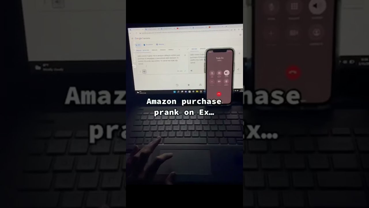 Amazon Purchase PRANK on EX 😂😂 - YouTube