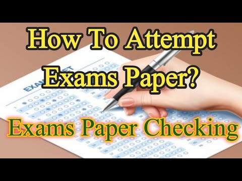 How To Solve Board Paper/Checking In Board Exams/Marking In Board/Paper ...