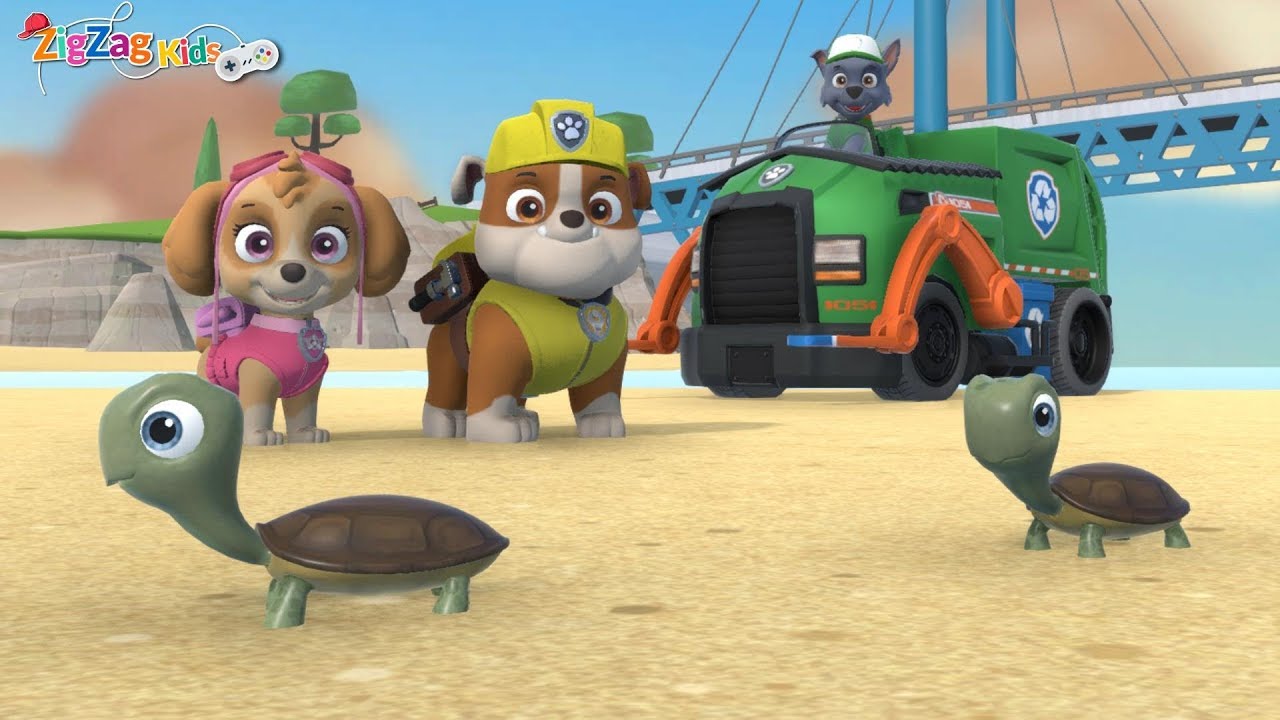Paw Patrol On A Roll | Save The Sea Turtles | Episode 7 | Patrulha Pata ...