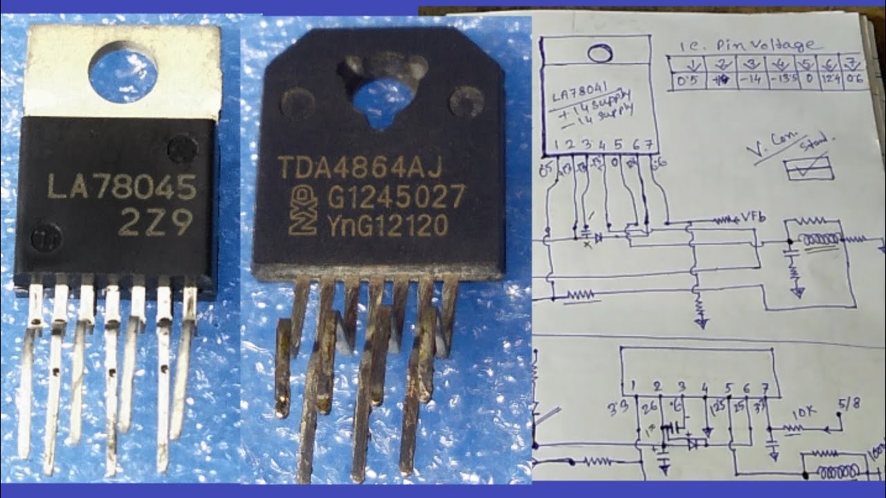 Vertical IC & Supply explain in CRT TV. - YouTube