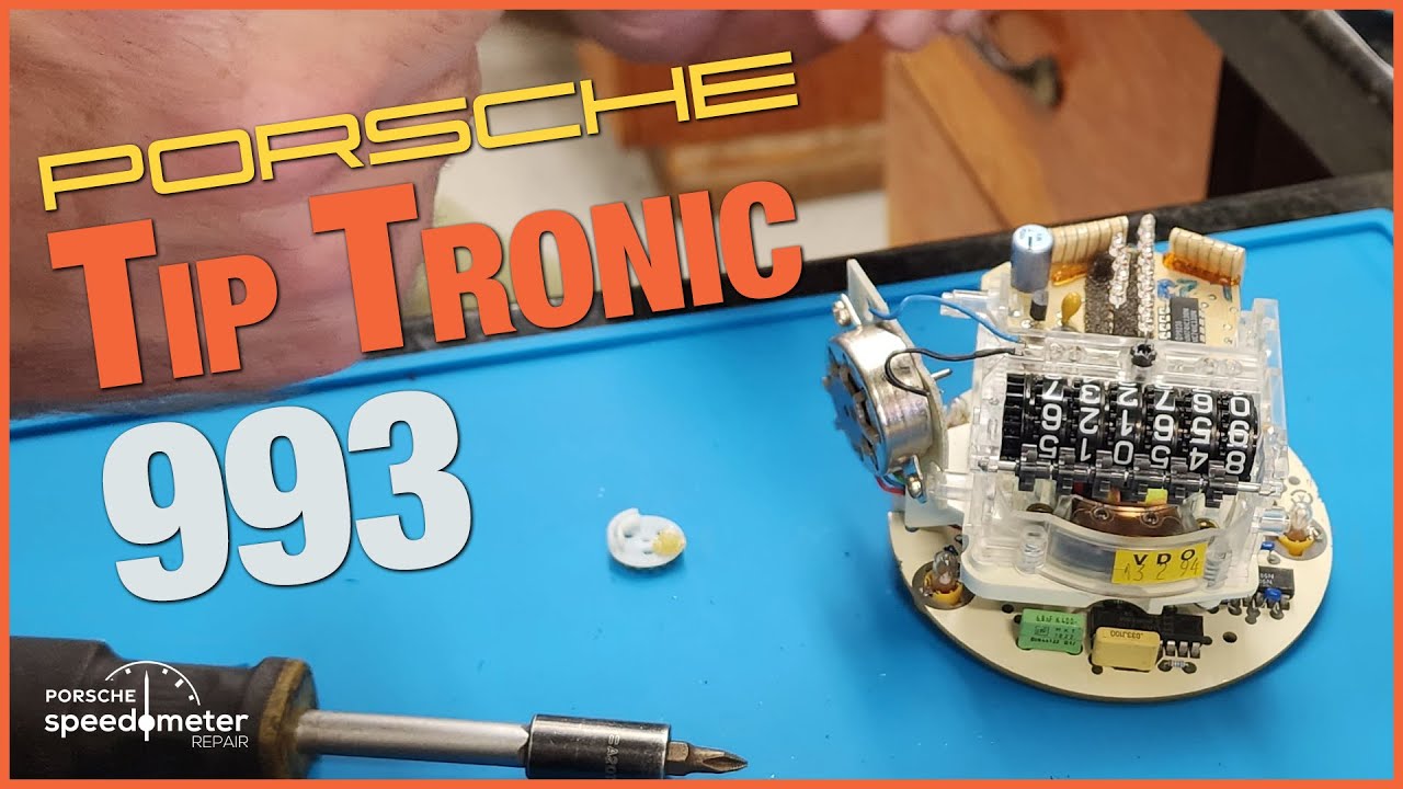 Porsche 993 Speedometer Tip Tronic - YouTube
