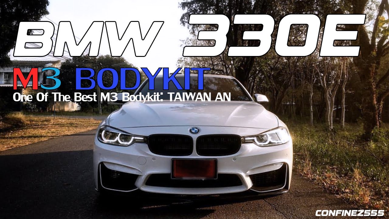 BMW 330e F30 M3 Bodykit : Round 1 [@SNOW.F30] M330e Concept - YouTube