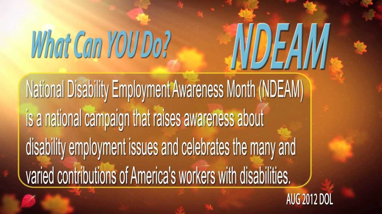 NYSID Recognizes National Disability Employment Awareness Month (NDEAM ...