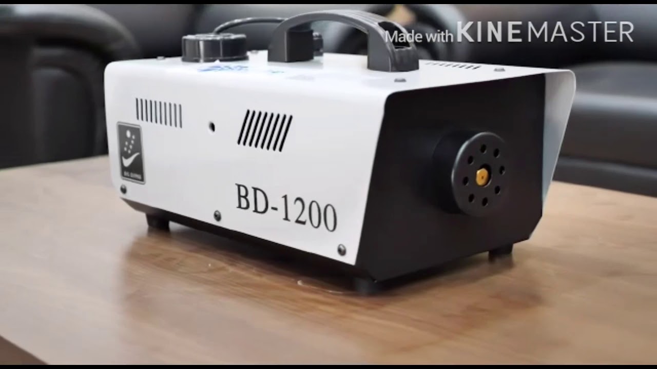 Powerful 1200w & 1500w Fog Machine - YouTube