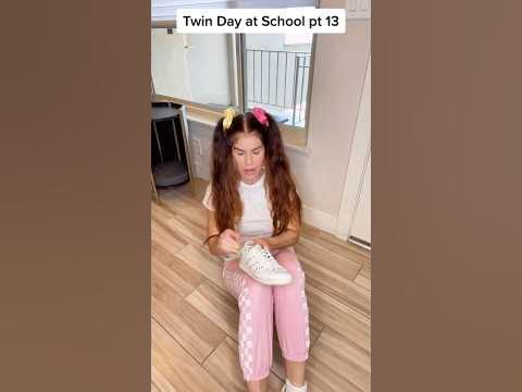 Twin Day at School pt 13 #school #moms #kids #twindayatschool #twinday ...