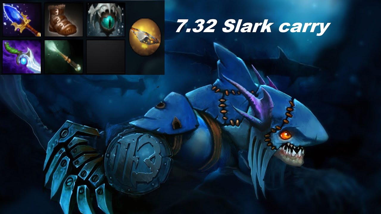 Slark carry 7.32d - YouTube