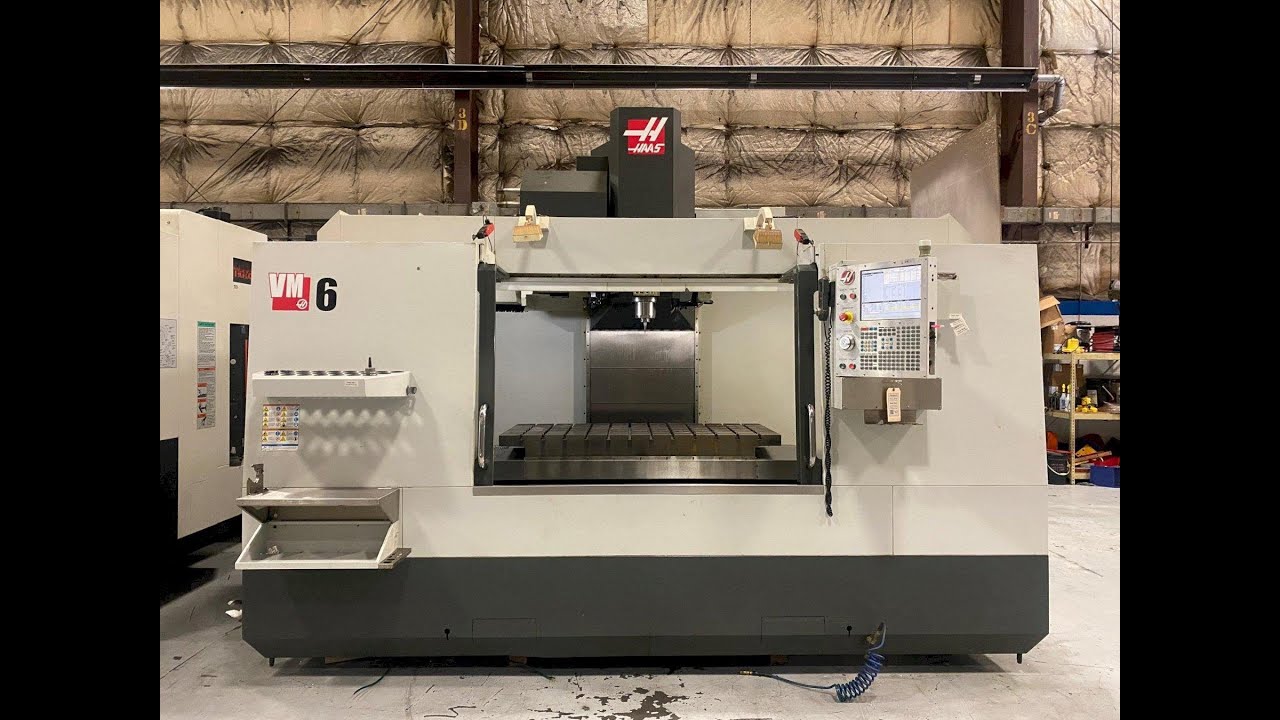 Haas VM-6 Vertical Machining Center - MC# 603570 - YouTube