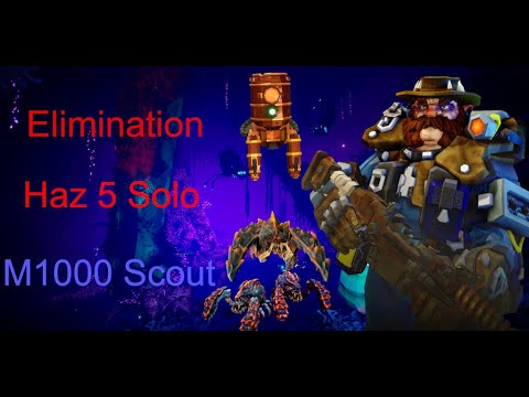 Scout + M1000 Solo Haz 5 Elimination | Deep Rock Galactic - YouTube