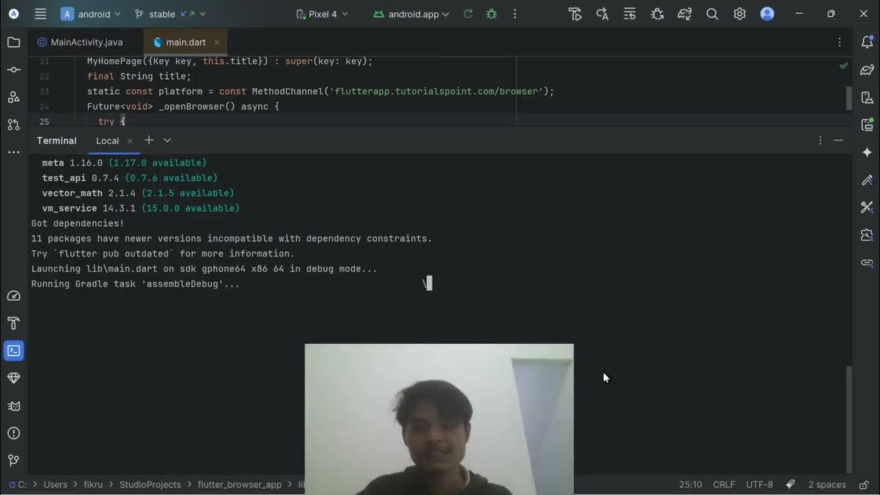 Tugas 2 Flutter Writing Android Specific Code - YouTube