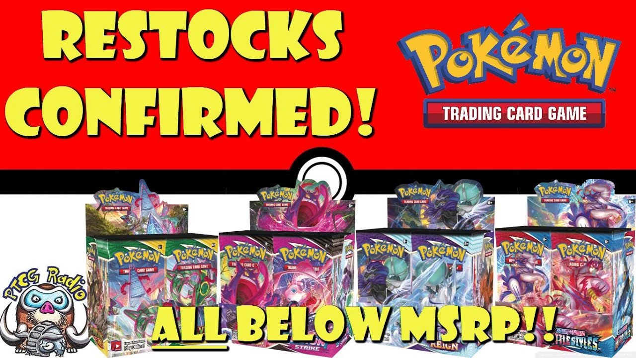 Pokémon TCG Restocks (Reprints?) Confirmed! This is Awesome! (Pokémon ...