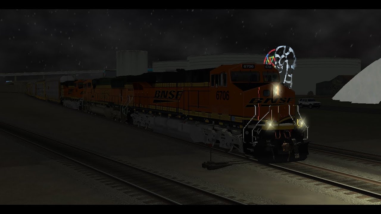 Open Rails Multiplayer - BNSF Mixed Freight on the Surfline - YouTube