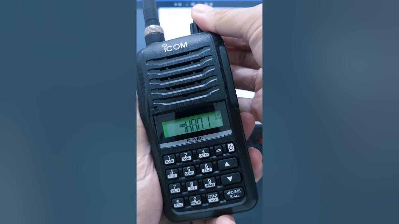 To program a channel name on the Icom IC-V86, follow these steps ( descriptions) - YouTube