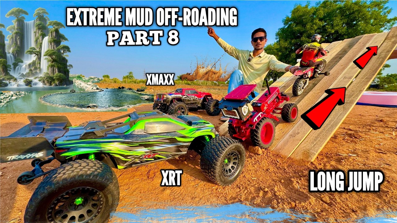I Build New RC Offroad Mud Track with jumping Ramp - Chatpat toy TV ...