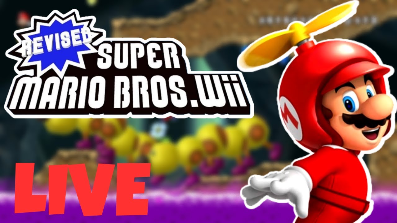 This Rom Hack Is HARD | Revised Super Mario Bros. Wii (Worlds 5-6 ...