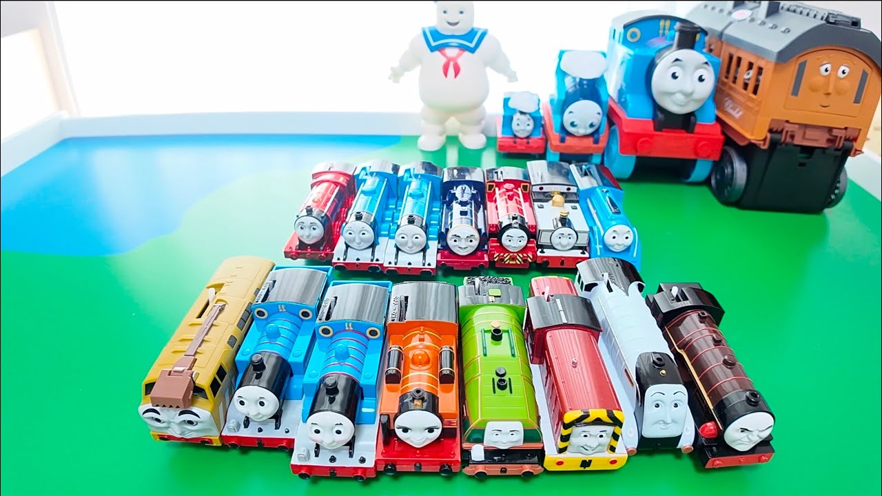 토마스와 친구들 기차 조립 장난감 놀이 asmr thomas and friends train building toy play ...
