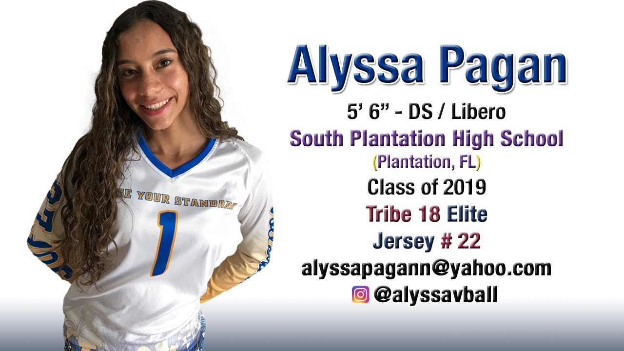 Alyssa Pagan - HS & Club Volleyball Highlights - DS/Libero - 🏐🏐 Class ...