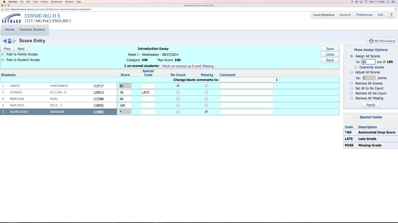 6. Entering Grades - YouTube