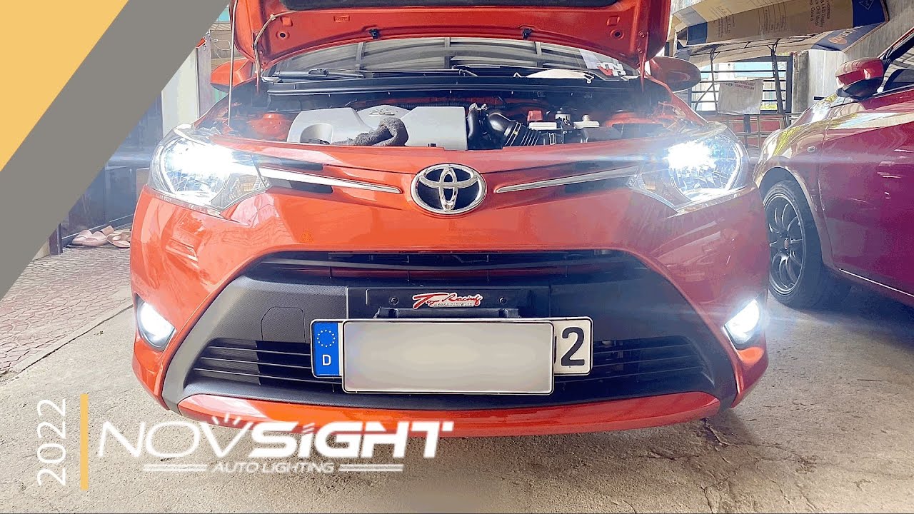 TOYOTA VIOS HEADLIGHT AND FOGLIGHT DIY INSTALLATION | NOVSIGHT LED ...