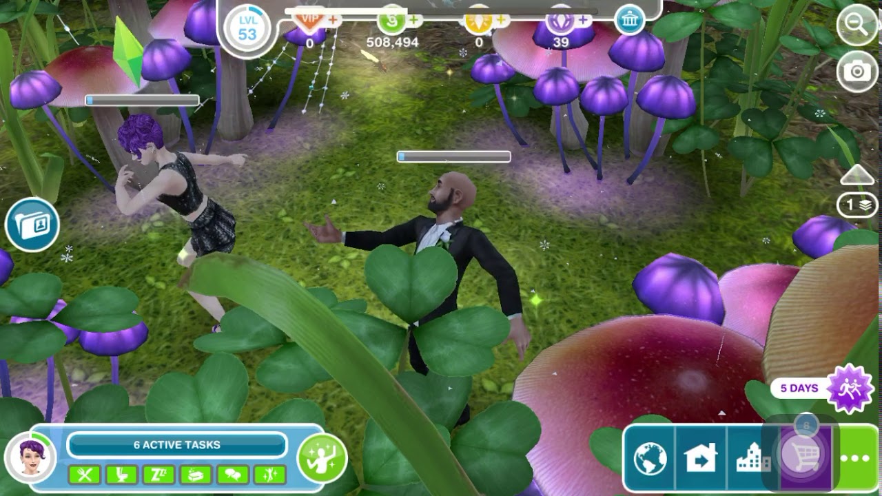 Magical forest on Sims Freeplay - YouTube