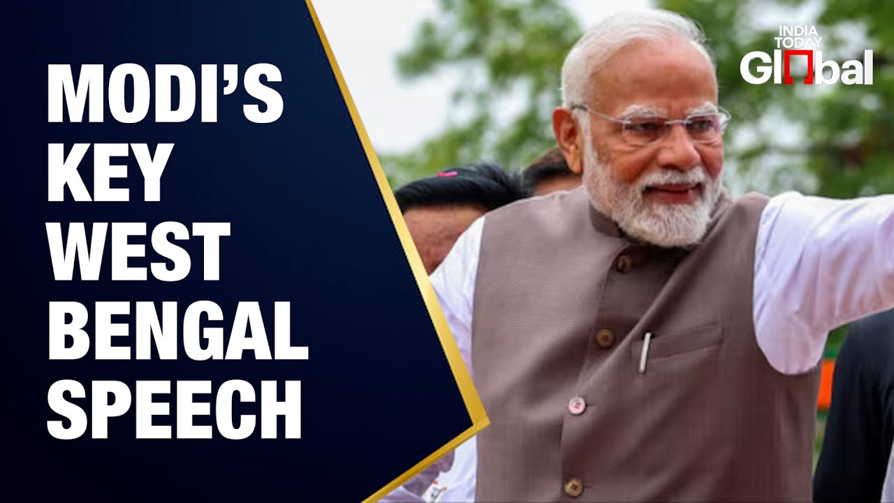 LIVE : Modi's Big West Bengal Address | PM Modi | West Bengal | Address ...