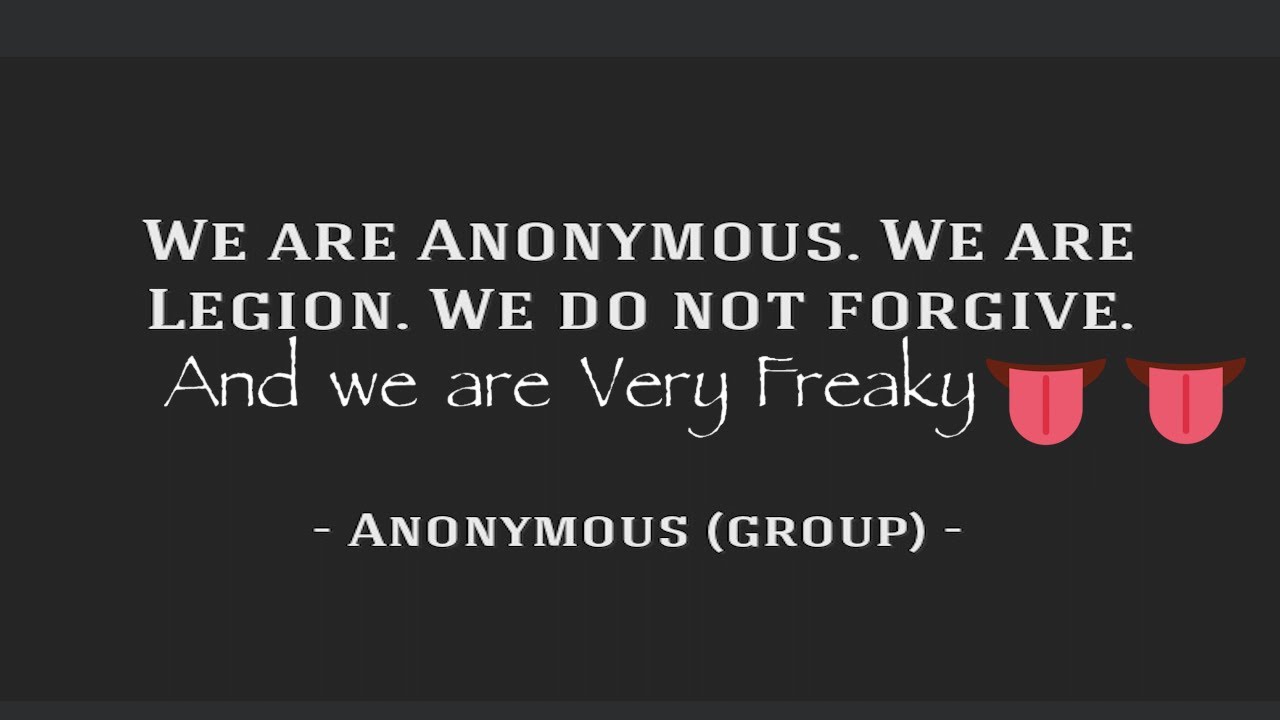 Anonymous by Havok (Famous Hacker Demon) - YouTube