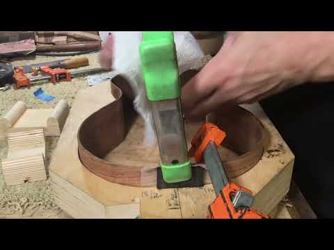 ‘Ukulele Building Series - Gluing Neck and Tail Blocks - YouTube