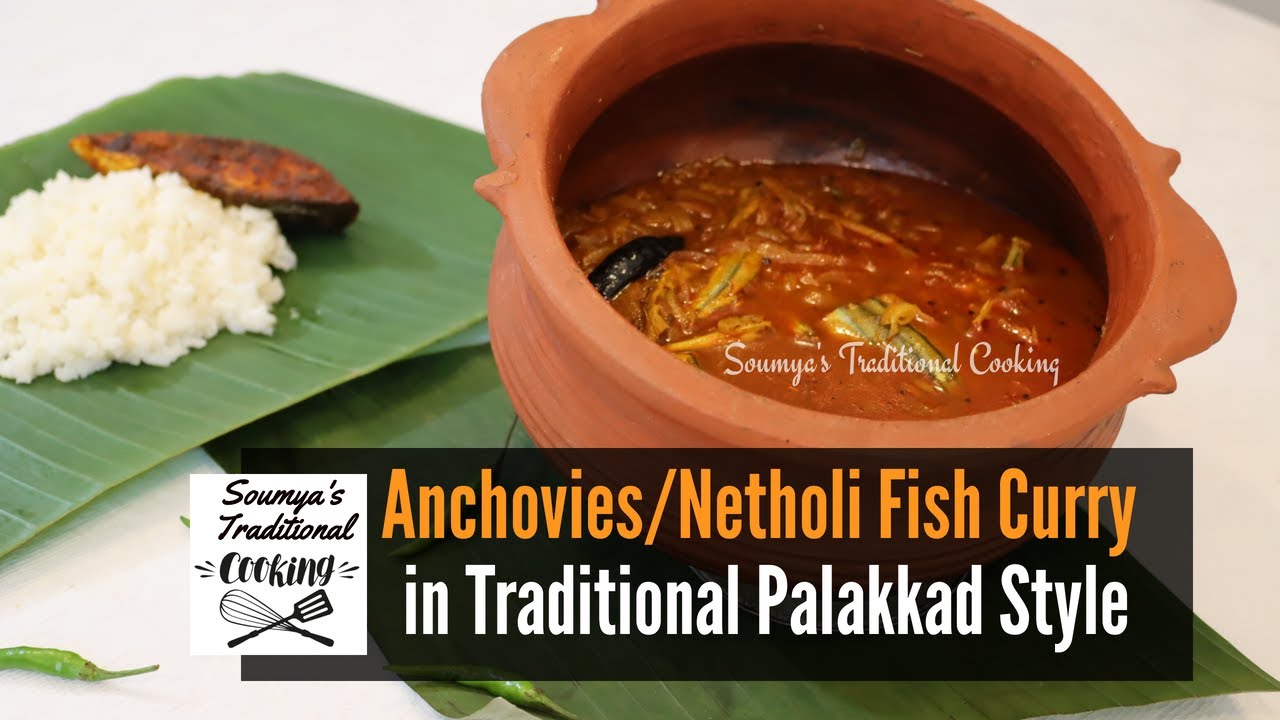 Palakkadan Paral Meen Curry | Netholi Pulingurry |Nethili Puli |Kozhuva ...