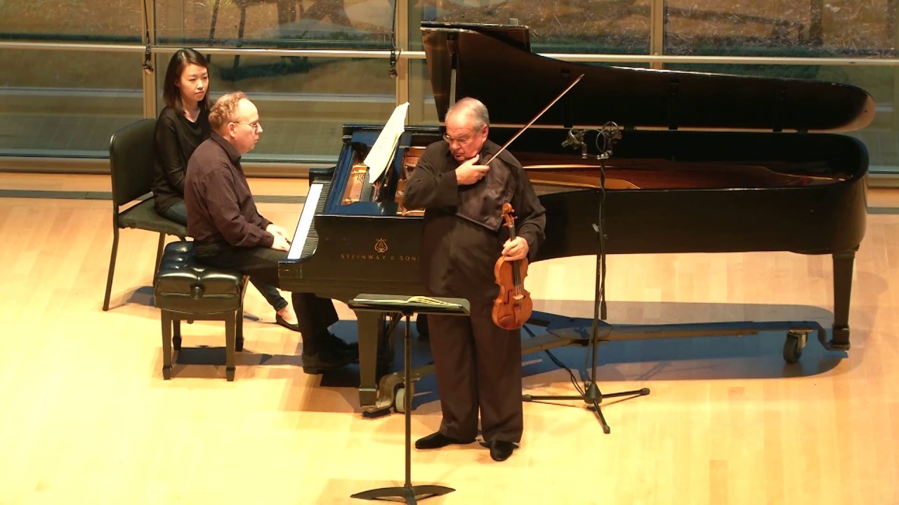 Jaime Laredo and Daniel Shapiro LIVE: Beethoven Violin Sonata No. 7 ...