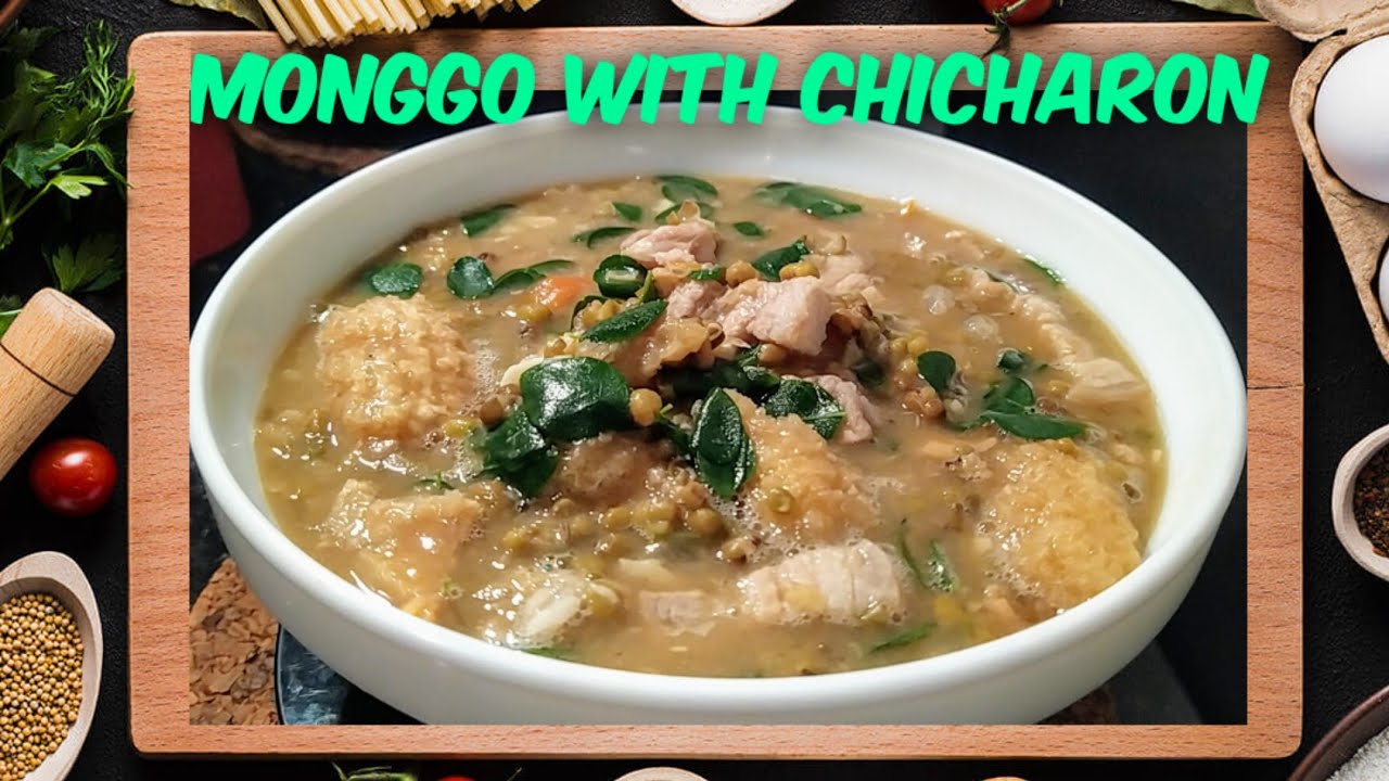 HOW TO COOK GINISANG MONGGO | Monggo with Chicharon | Pork Monggo ...