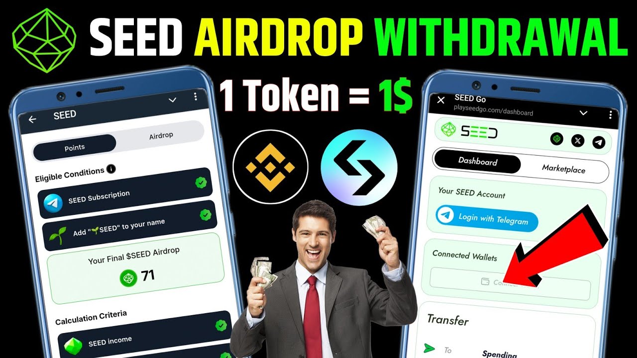 Seed Airdrop Claim And Withdraw | Seed Airdrop Withdraw | Seed Airdrop Not Eligible Problem ...