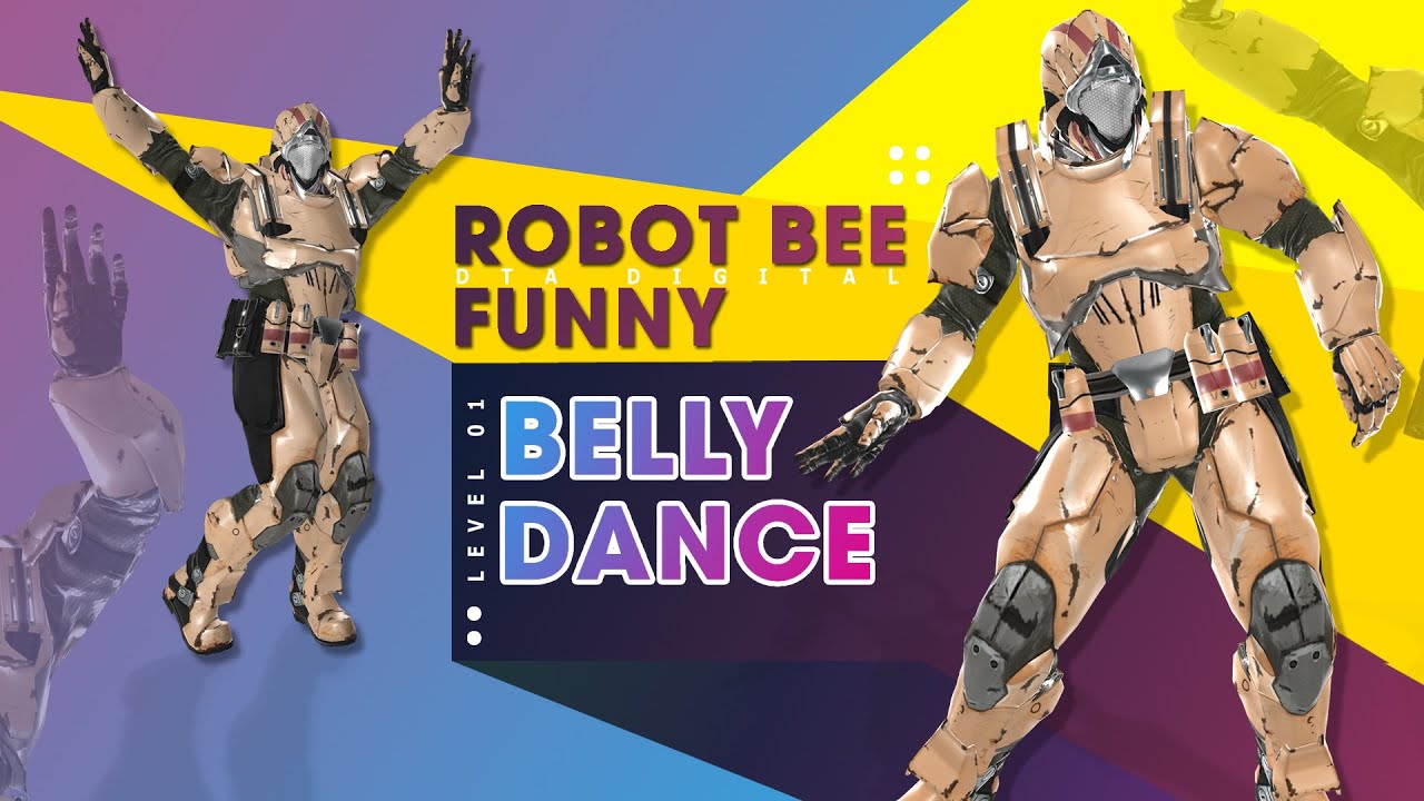 ROBOT BEE _ Belly Dance, Dance Robot Funny, Robot nhảy điệu Belly cực ...