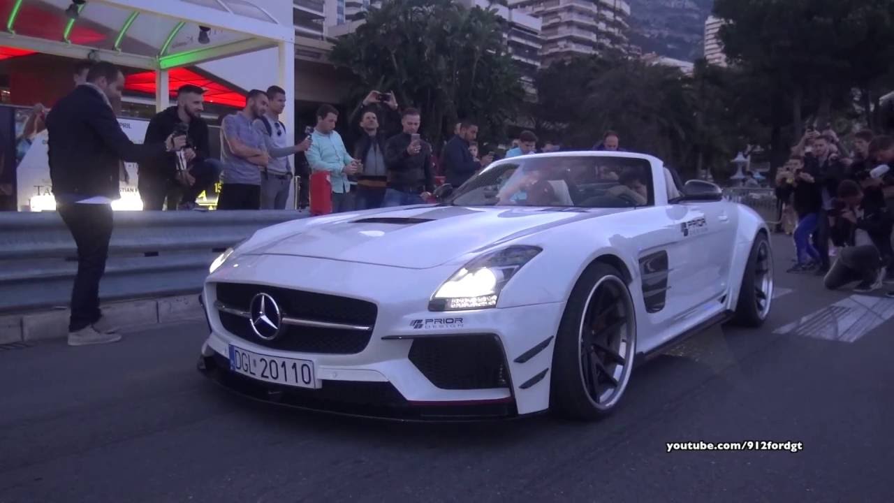 Mother & Daughter showing off in front of police in Mercedes SLS AMG by ...