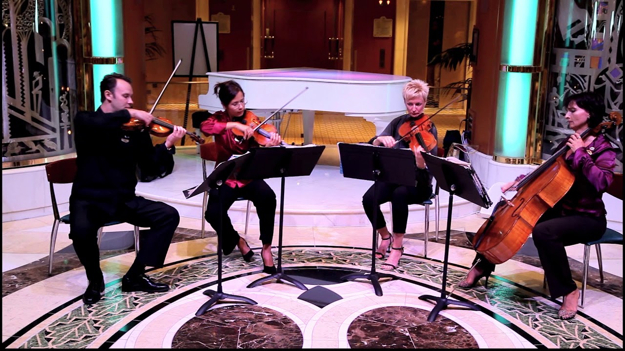 String Quartet 07 on Sapphire Princess Alaska Cruise - YouTube
