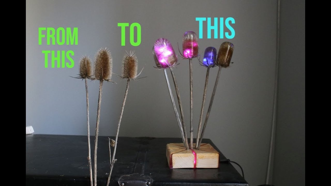 Smart Flower light ART garage made DIY /how to RelaxingVideos) - YouTube