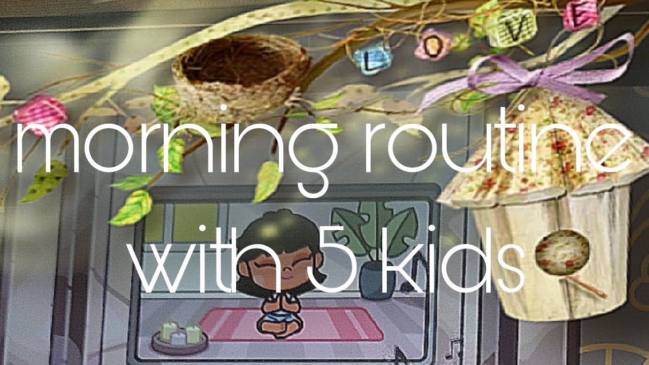 morning routine with 5 kids 💛|avatar world|routine|AVATAR WORLD|ROUTINE ...