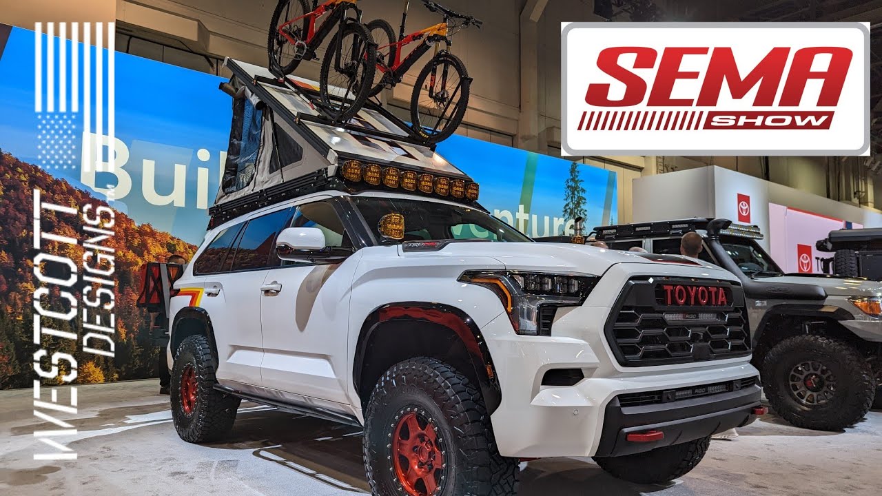 Westcott designs Toyota Sequoia Overland Adventure build SEMA 2022 ...