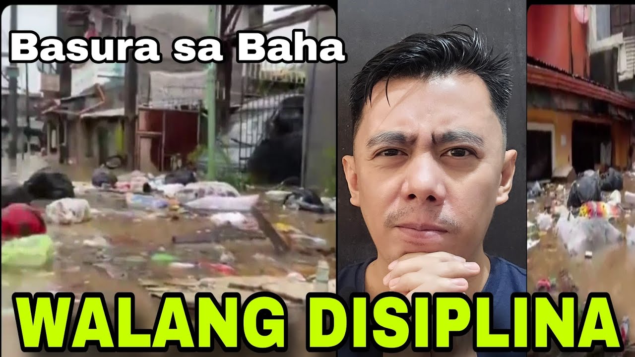 WALANG DISIPLINA | Grabe ang Basura sa Baha sa Rizal Dulot ng Bagyong ...