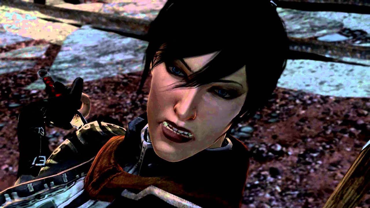 Dragon Age 2 - Epic knife throw (female Hawke) - YouTube