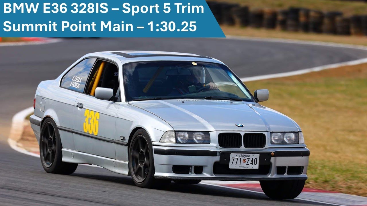 Summit Point Main - 1:30.25 - BMW e36 328is - YouTube