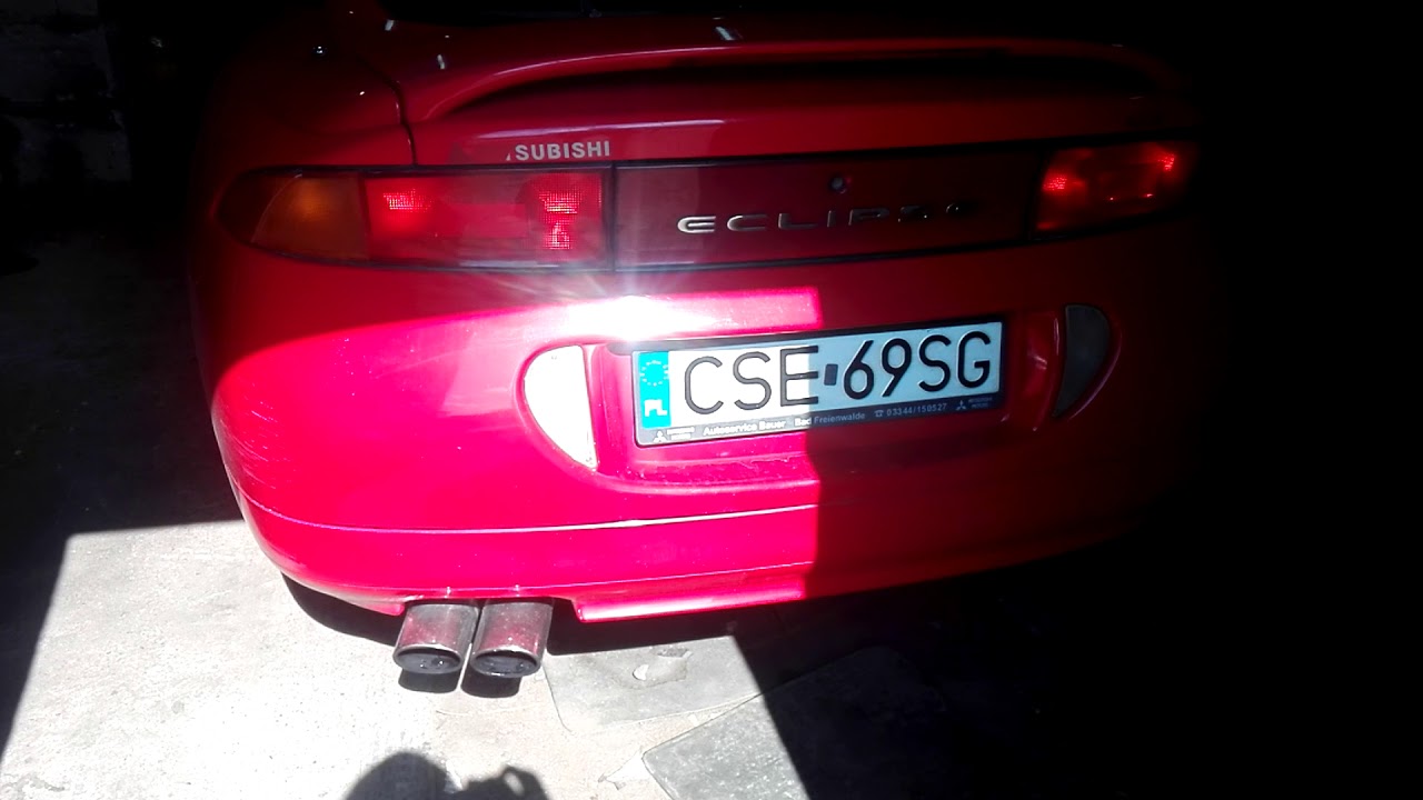 Mitsubishi Eclipse 2g v6 mivec 6a12 - YouTube